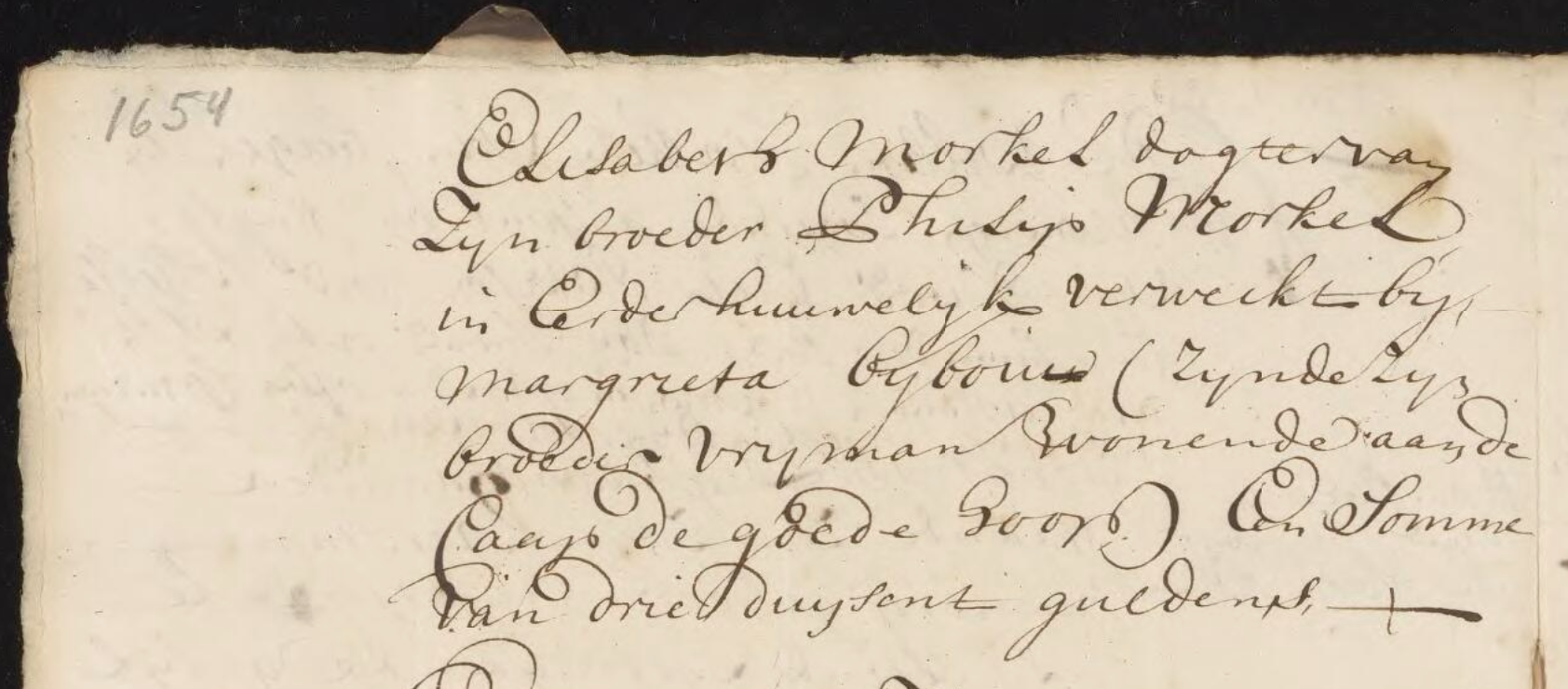 The Morkel family of Onverwacht - Zee Family History